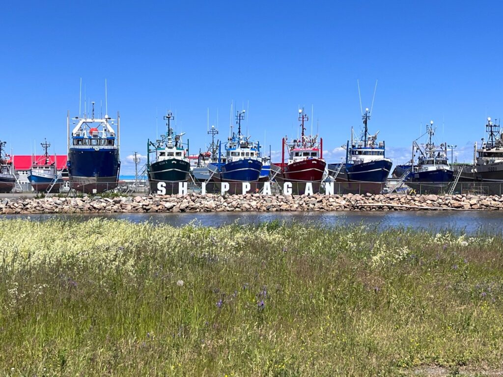 Ajout du lettrage SHIPPAGAN au Centre de Services maritimes aux ...